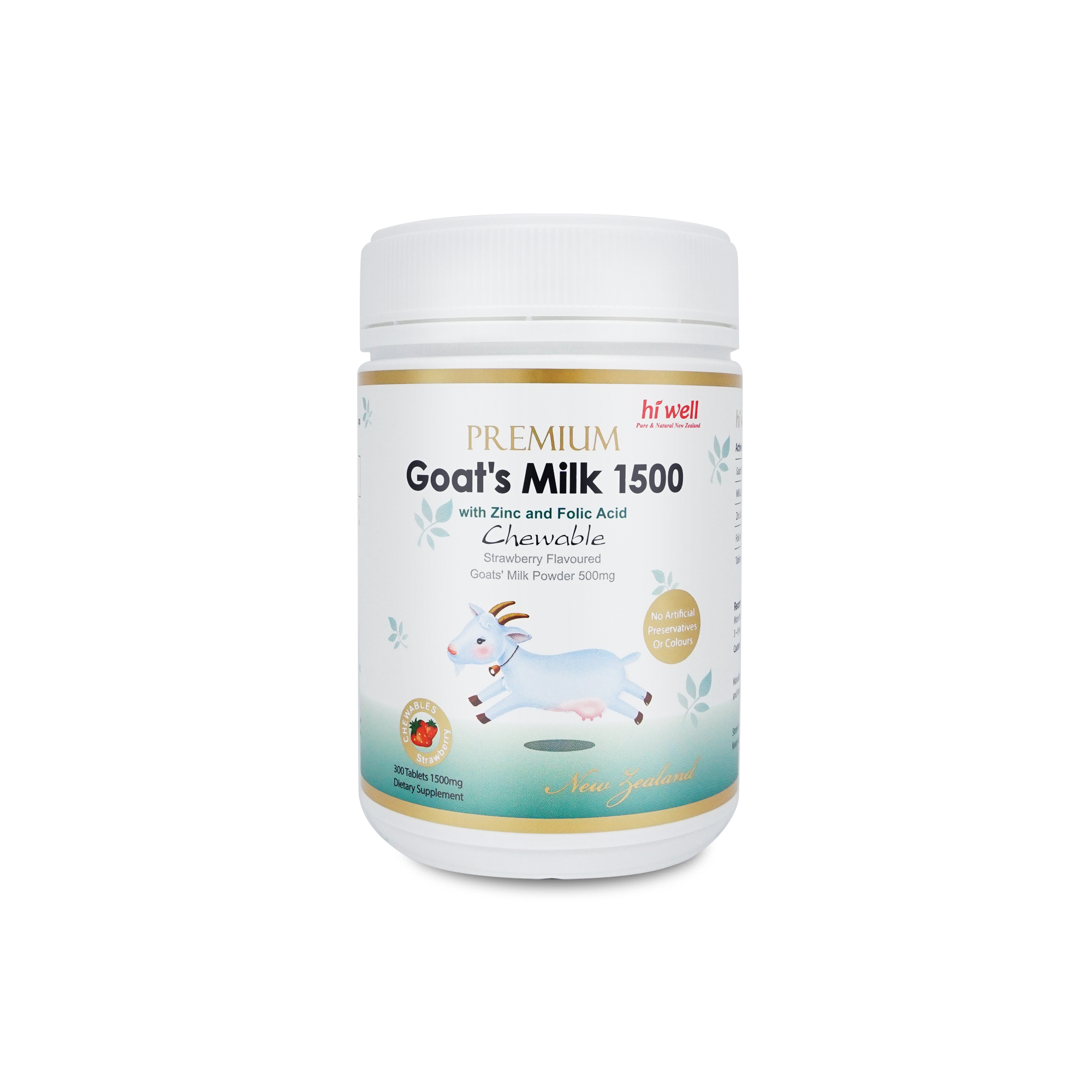 Hi Well Premium Goat's Milk 1500 300 Tablets – Health NZ